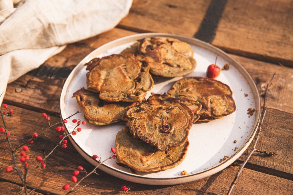 Autumn Apple Crumpets - Anna Lewandowska - healthy plan by Ann